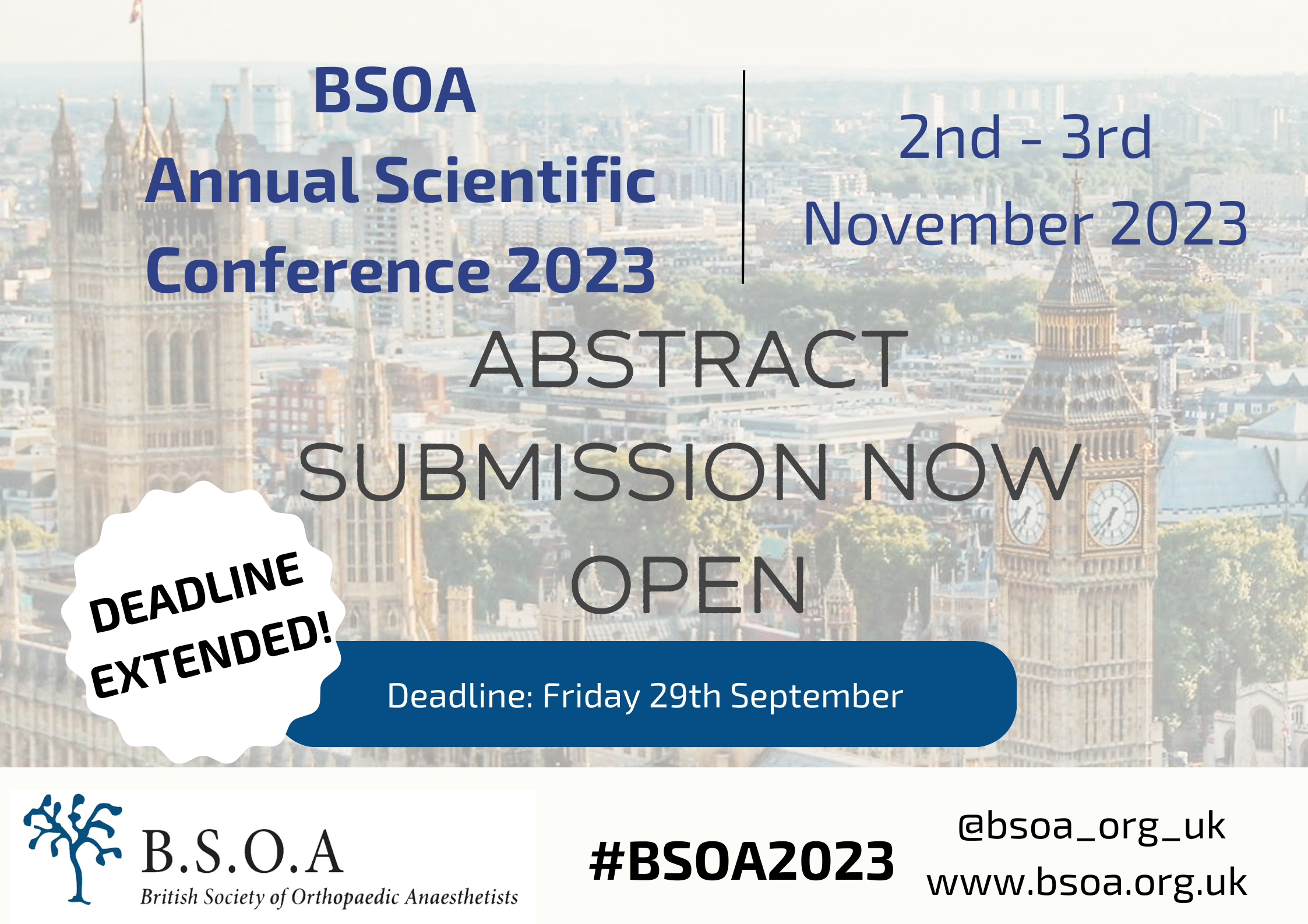 British Society of Orthopaedic Anaesthetists